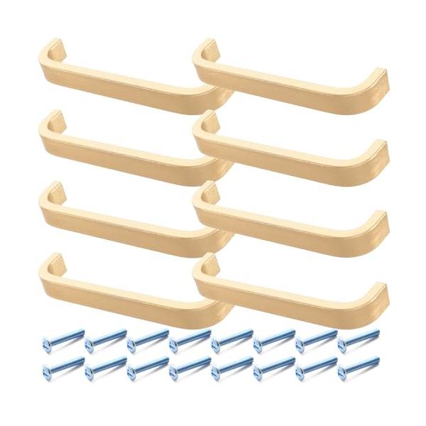 ゴールド 96mm-8個セットカラー/-/PST-043・Style:ゴールド 96mm-8個セット・取手とネジがセットに Pstyle.のドア取っ手は、取り付け用のネジ付きで8個セットになっております。クローゼットやキャビネットなどのとっ...