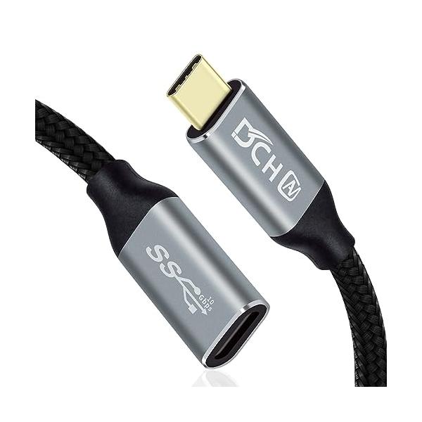 -/0.5m/DCH-2922-0.5M・Size:0.5m・100W超高速充電対応このUSBタイプC（オス）to USBタイプC（メス）ケーブルは100W 20V 5Aの大電流出力により、高速・安定な充電速度を実現し、短時間でデバイスを充...