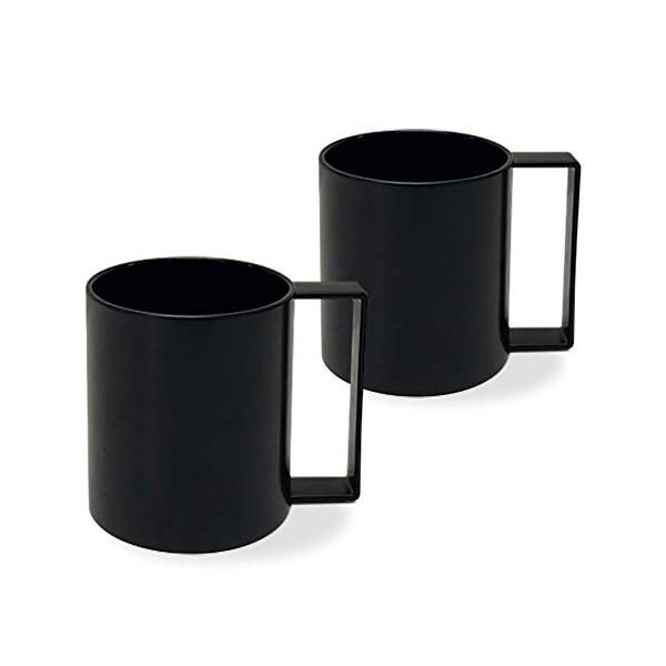 ブラック2個入り/-/KH・本体：ABS樹脂　耐熱温度：約70° 耐冷温度：約-30°・紙コップは付属されていません。・対応サイズ以外の紙コップは、使用しないでください。・直火、電子レンジ、食洗機洗い乾燥機等で使用しないでください。・火のそ...