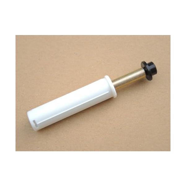 白/-/nkg-gp-1118・バネ式なので、寸法22.8ｍｍの金属部分が中に沈む機構になっております・差し込み口外径：Φ14ｍｍ、抜け防止のミミの4ヶ所含む径：Φ13ｍｍ程度、差し込み口径：Φ12ｍｍ・内容：ガイドピン　1本。下部、上部、...