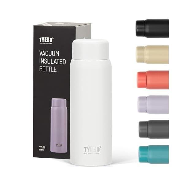 白練/200 ml/-・Color:白練Size:200 ml・パッケージ個数:1・保冷性と携帯性：真空断熱ミニポケットウォーターボトルは、飲み物を長時間完璧な温度に保ちます。 スリムでコンパクトなデザインなので、ポケットや小さなバッグに入...