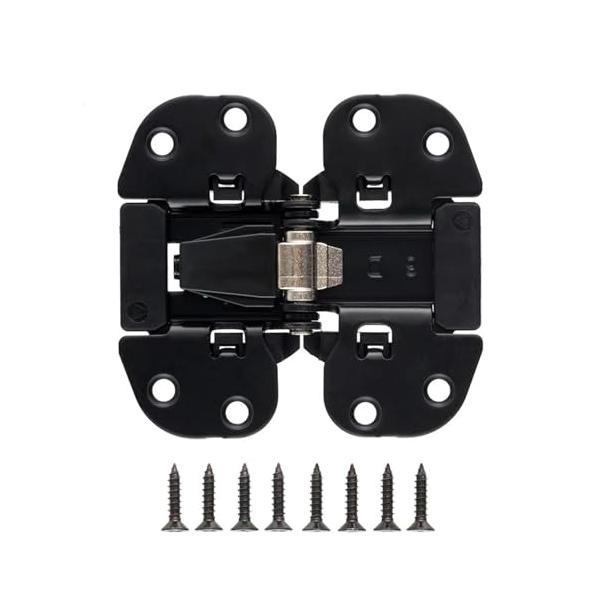 黒/-/P53・ノダ（ NODA ） P53 クローゼット　センターヒンジ　1995年10月〜現行 P53・内容：本体1個、取付ねじ8本