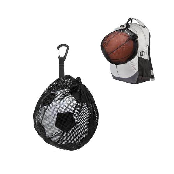 ボールバッグセットA/-/zqb002・Color:セットA・（製品情報 ボールネットは約25.5*30.5cm。・（使いやすい）私たちのサッカーボールネットは、ポータブルフックが付いており、安定して簡単に掛けられます。スポーツバッグやジム...