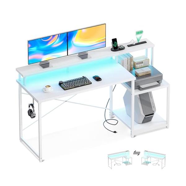 ホワイト/142*48*75.7cm/-・Size:142*48*75.7cmColor:ホワイト・商品仕様シンプルさの中に、必要な機能がぎっしり。本体サイズ：幅142（主天板の幅は100cm）×奥行48×高さ86.9cm（床から主天板まで...