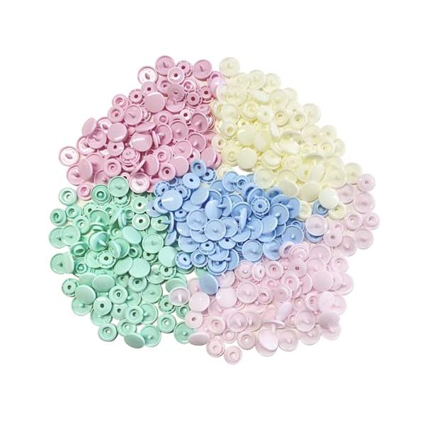 パステルカラー5色セット/-/HH-PS0010・Color:パステルカラー5色セット・肌にやさしい プラスチック製スナップボタン です。 軽くてサビないので、ベビー服、キッズのお洋服はもちろん、介護ウエア、レインコートやアウトドア用品、寝...
