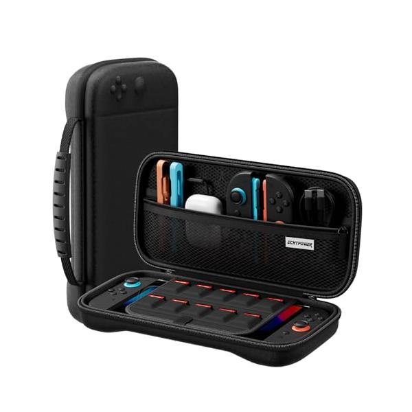 収納ケースBlack/Medium/EK31BK・Color:Black・抜群な収納力Switch 2 専用収納ケース本体はもちろん、ゲームカード、充電ケーブル、イヤホン、Joy-Con などのアクセサリーも一括収納できる大容量設計。また、...