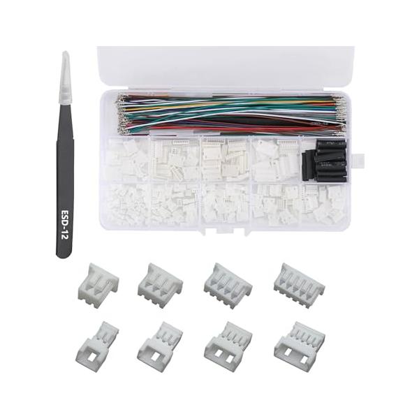 MXコネクタキット：これはボックスセットのMX 1.25 mmピッチコネクタです。このスイートはMolex PicoBladeと互換性があります。・製品タイプ：1.25 mm MXコネクタキット。端子間隔は1.25 mm/0.049インチで...