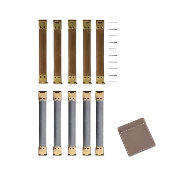 1. 高耐久・高品質設計 材質：高級鉄鋼（表面ニッケルメッキ加工） 10 000回開閉試験後も変形なし、摩耗・引っ張りに強く、長期使用可能、ハンドメイド作品の信頼性を確保・2. ワンタッチ操作 片手で簡単：スプリング式開閉機構で、小物の出し...