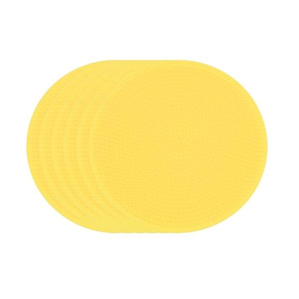 イエロー/-/-・Color:イエロー・カラー：イエロー；スポットマーカー直径：10 cm / 4；梱包リスト：6個×スポットマーカー・耐圧性素材 - アジリティ点マーカーは、鮮やかな色のPVC素材で作られており、色あせしにくく、柔軟で耐圧...