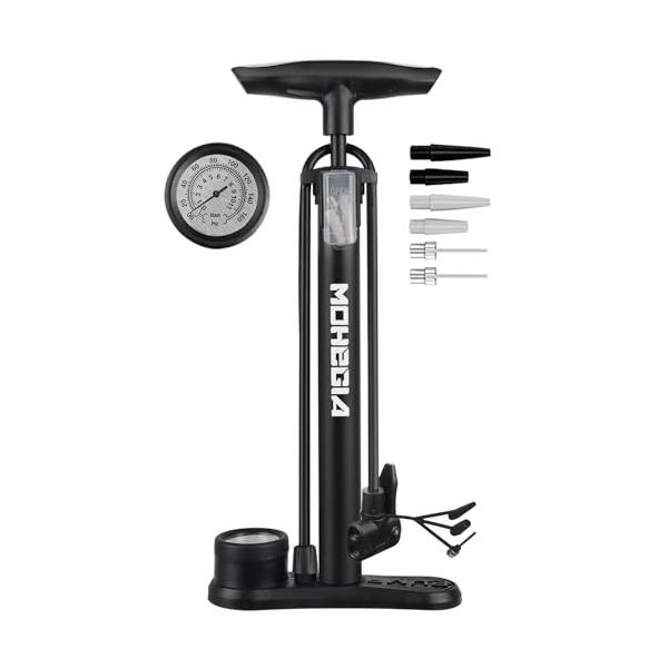 スケール圧力計 - ブラック/-/-・Color:スケール圧力計 - ブラック・デュアルバルブ設計-自転車用タイヤポンプには、仏式バルブとシュレーダー用の2つのバルブがあります。 ダブルバルブ設計により、膨張が容易になります。 アダプターを...