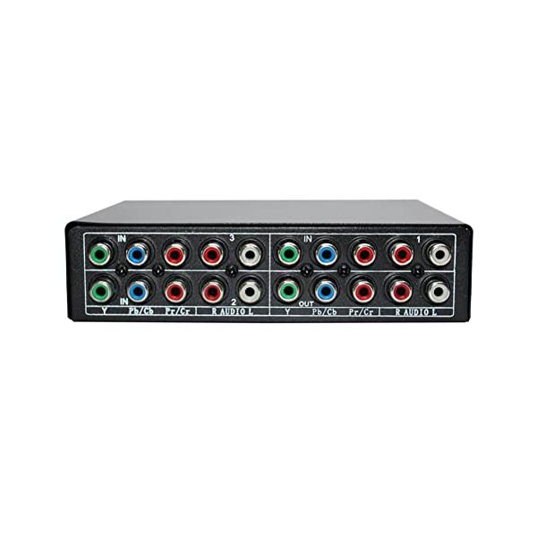 示されているように/-/500238586・パッケージ個数:1・4つの標準Y-Pd-Pr / 、L-Audio-R、3入り1出て。・三色収差、高鮮明な画像。・便利な操作で、接続されている4つのデバイスのいずれかを使用する場合は、相対ボタン1...