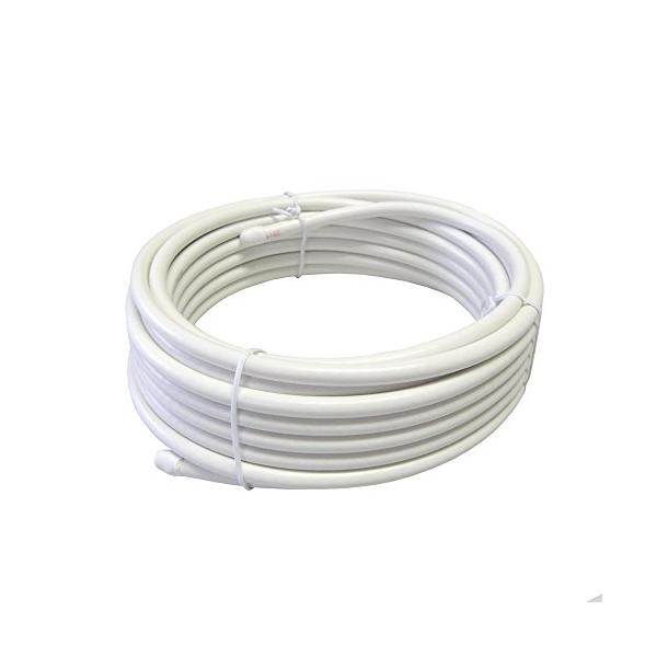 ホワイト/15.0m/S5CFB-RMM-15WH・Size:15.0mColor:ホワイト・パッケージ個数:1・4K8K放送〜3224MHz対応のTVアンテナケーブル（S5CFBAL同軸アンテナケーブル）です。ベランダなどの屋外からお部屋...