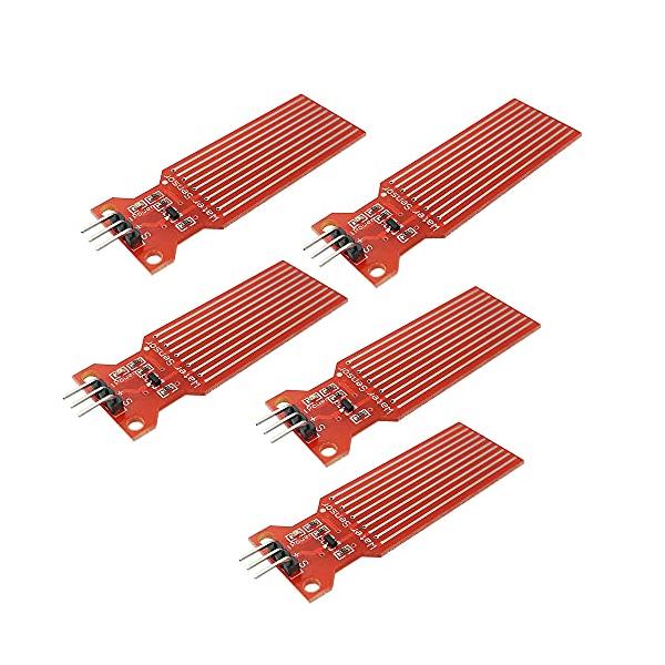 パッケージ個数:1・動作電圧：DC3-5V 動作電流：より少ないです20mA センサータイプ：アナログ・水センサー水位センサは簡単に使用でき、費用対効果の高いハイレベル/ドロップ認識センサで、これらは水のレベルを決定するために、液滴/水の体...
