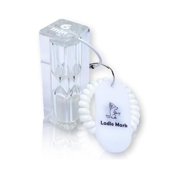 ホワイト/FREE/LM-2411001・Color:ホワイト・?サウナでの時間を最適に管理6分計で理想的なサウナ時間をサポート サウナ、水風呂、外気浴の3ステップを完璧に管理できるこのサウナ専用砂時計は、6分計でサウナの最適な時間をお知ら...