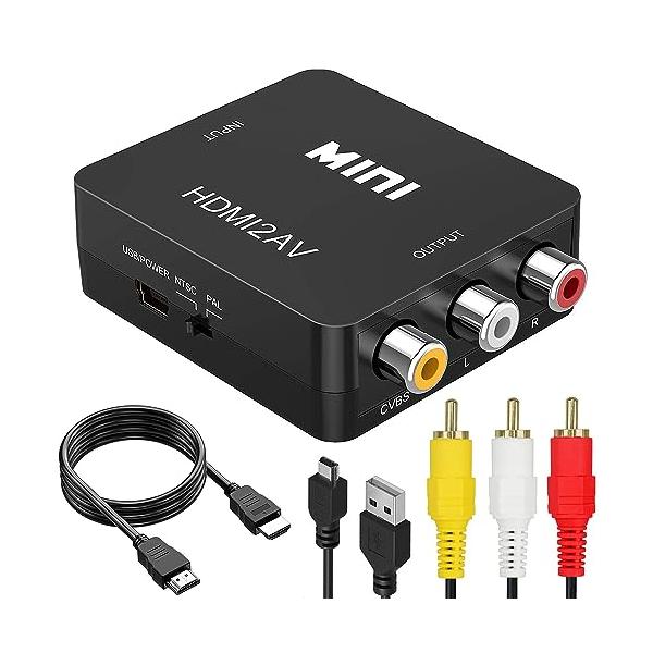 HDMI to RCA-/-/HDMI AV・Style:HDMI to RCA・HDMI to RCA 変換このHDMI to RCA 変換コンバーターはHDMIをAVコンポジット及びFL/FRオーディオに変換できます。お客様が高画質のH...