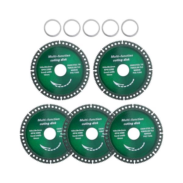 グリーン/15mm/-・パッケージ個数:5・パッケージに含まれるもの: 4不滅ディスク×5、ガスケット×5。・材質:ダイヤモンド高マンガン鋼マトリックス、新しいろう付けプロセス、無変形、無割れ、使用中の安全性を使用します。・低切削音＆少ない...