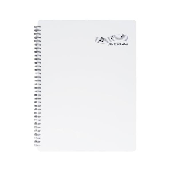 楽譜ファイルホワイト/単品購入/FPLPK-WH・Size:単品購入Color:ホワイト・パッケージ個数:1・楽譜を出さずに直接書き込みOK上下のバンドに楽譜や書類を挟み、そのまま直接書き込みができます。 タップリと30ポケット60ページ収...