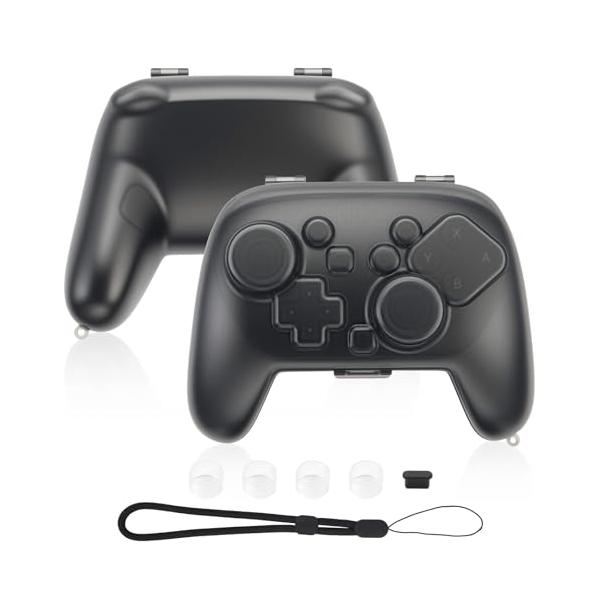 Switch 2 Pro ケース透明/-/ELT_SWITCH2_PRO_CONTROLLER_CASE_BK・Switch2 Pro専用設計Switch 第2世代 Proコントローラーにぴったり合う専用設計。旧モデルやJoy-Conには対...