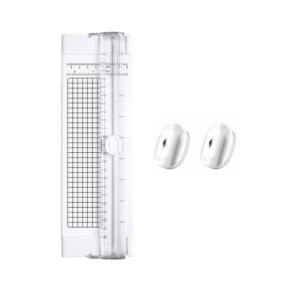 パッケージ個数:1・ミニポータブル：BLOOPICミニペーパーカッターは、コンパクトで携帯しやすいデザインです。学生、家庭、オフィス、DIY愛好者に最適で、日常的な裁断作業に便利で、オフィスや学校に持ち運びやすいです。・双方向トリミング：本...