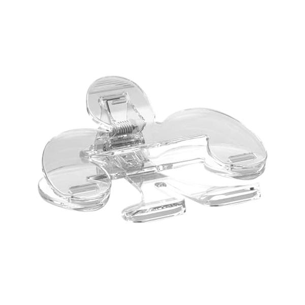 Cブルー ピンク 透明/0.51 inches/YF2225-T-JP・Style:C・?高耐久アクリル2個組 うかんむりクリップ大サイズ（13×10cm）は高透明度 pc材質製。3mm厚設計で教科書/楽譜の重さに耐え、繰り返し使用でも変形...