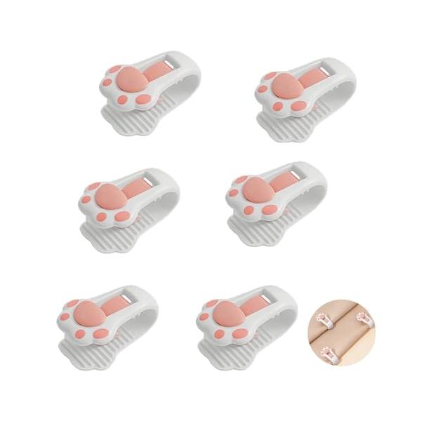 プラスチックピンク/-/MOCOXYKLXY-K313・製品詳細 かわいい猫爪形クリップ6個、製品サイズ：長さ6 cm、幅4 cm高さ2.5 cm・お手軽に取り付け1.クリップの爪を起こしま2.クリップと毛布を挟みます3.クリップの爪を戻し...