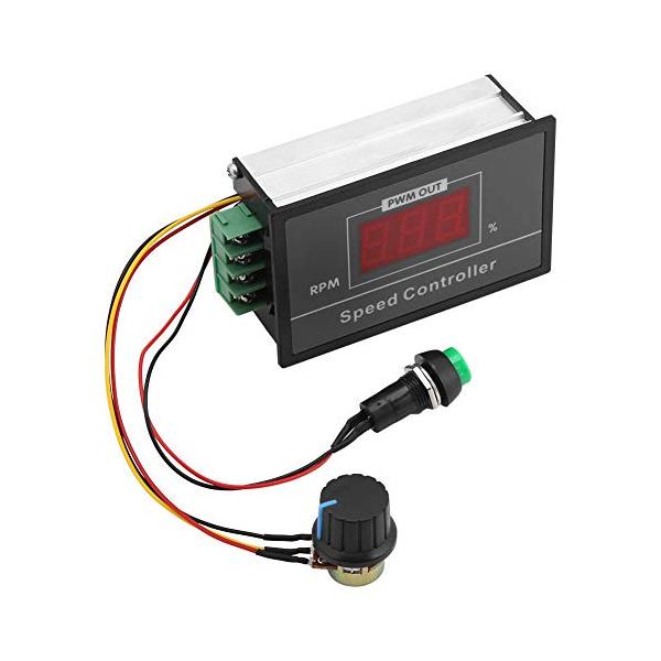 パッケージ個数:1・入力電圧：DC 6-60 V（入力電圧はモーターの定格電圧と同じである必要があります）・出力電圧：負荷に対してリニア・出力電流：0-30A・持続電流：20A・速度調整範囲：0-100％