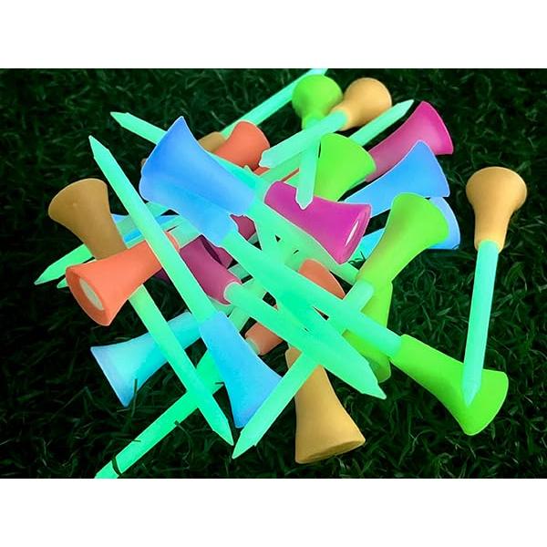 夜光るセット 20PCS/-/-・Color:夜光るセット 20PCS・高品質の構造?ゴルフティーは、プラスチック本体とカラフルなゴムカップ部が特徴で、FWやアイアンでゴルフ　ティーの威力を発揮します。・夜間紛失防止?アップデートゴルフティ...