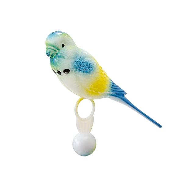 -/1個/-・Size:1個・パッケージ個数:1・かわいいインコの起き上がりこぼし・メーカースドー 外寸80×30×120