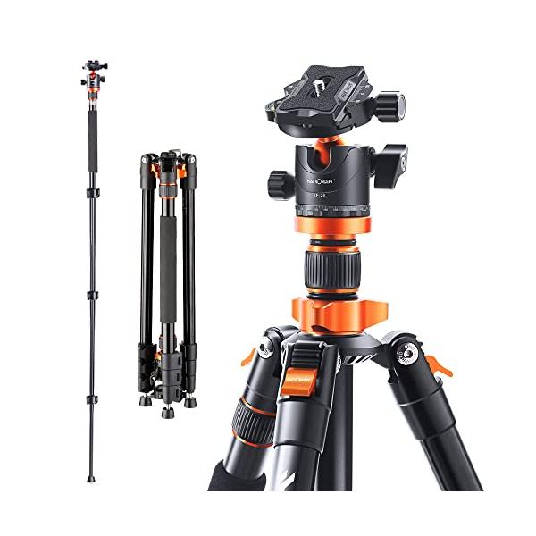 S210+KF28ブラック/K234A7+BH-28L/-・Style:S210+KF28・パッケージ個数:1・4段階伸縮＆コンパクト三脚は高さを50cmから200cm まで伸縮できます。三脚が逆向き折畳でき、収納サイズでわずか46cm、収...