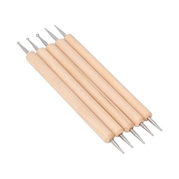 パッケージ個数:1・材質：ブナ材、ステンレス鋼・長さ：130mm・直径：Φ8mm・ボールヘッドの直径：Φ1mm、Φ1.5mm、Φ2.0mm、Φ2.5mm・用途：トレース、転写、エンボス、塗装、彫刻、金箔貼り、点描など幅広く使用可能