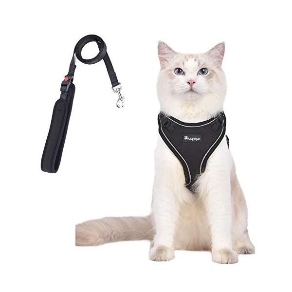 小型ブラック/Mサイズ x 1/-・Size:Mサイズ x 1Color:ブラック・パッケージ個数:1・面でを支えるハーネス型愛猫の体をしっかり包み込み、首つりにならなく、首回りへの負担をカットしたベスト型のハーネスです。ハーネス全体で線で...