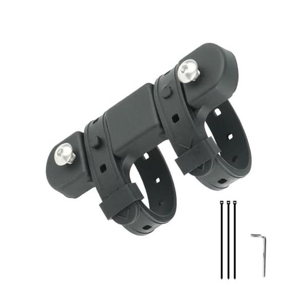 仕様束の直径の範囲: 約22~55mm.取付けるとき、ボディに傷をつけないように、ねじの長さに注意する必要があります。 重量：約50g。材質：シリコン、耐久性のある金属。・取り付けが簡単ダウンチューブ、シートチューブ等、自転車フレームに設置...