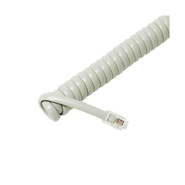 ストレート結線ホワイト/60cm/ZTL-CCS06WH・Color:ホワイトSize:60cmStyle:ストレート結線・パッケージ個数:1・一部の電話機に対応したストレート結線カールコード・ケーブルタイプ:カールコード・コネクタ形状:4...