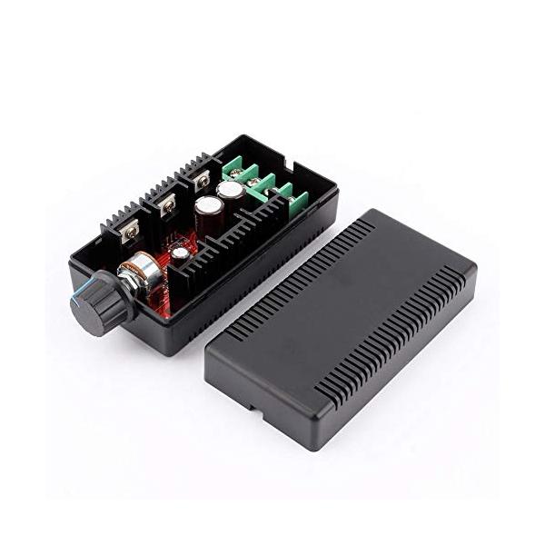 パッケージ個数:1・PARAMETER：：DCモーター速度コントローラーの動作電圧範囲はDC 10-50V、最大定格電流は40A、制御電力範囲は0.01-2000Wです・PWM制御：：モータードライバー制御ボードはPWM変調システムを使用し...