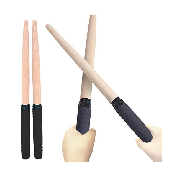 ブラックブラック/-/-・Style:ブラック・パッケージ個数:1・?2本セットです。長さ35cm、直径2cm、重さ70g/本　軽量で子供でも叩きやすいサイズと軽さです。・?天然木（ブナ）使用で、連打しやすい高反発性・?ゲームセンターや家庭...