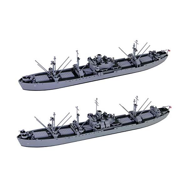 組み立て成型色/-/ML21・パッケージ個数:1・組み立て塗装が必要なプラモデル。別途、接着剤や工具、塗料等が必要。・1/700スケール未塗装プラスチック組み立てキット・完成時サイズ:全長約112mm・2隻セット 各1隻・太平洋戦線で活動し...