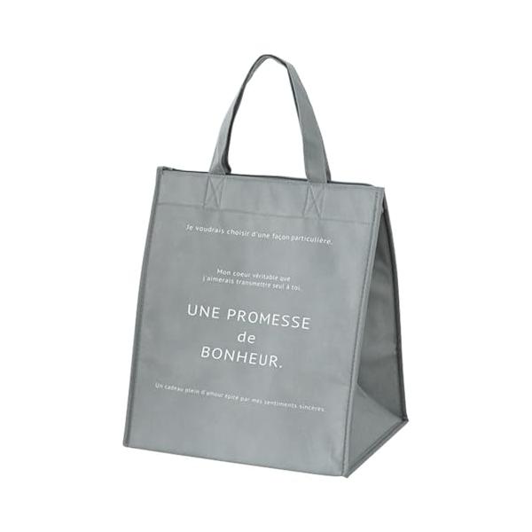 1枚入グレー/L/AM-BNR-1CB・Color:グレーSize:LStyle:1枚入・パッケージ個数:1・片面デザイン・ファスナー付・耐荷重:4kg・〔マチ形状〕横底マチ・素材:不織布 75g/m2+アルミ蒸着