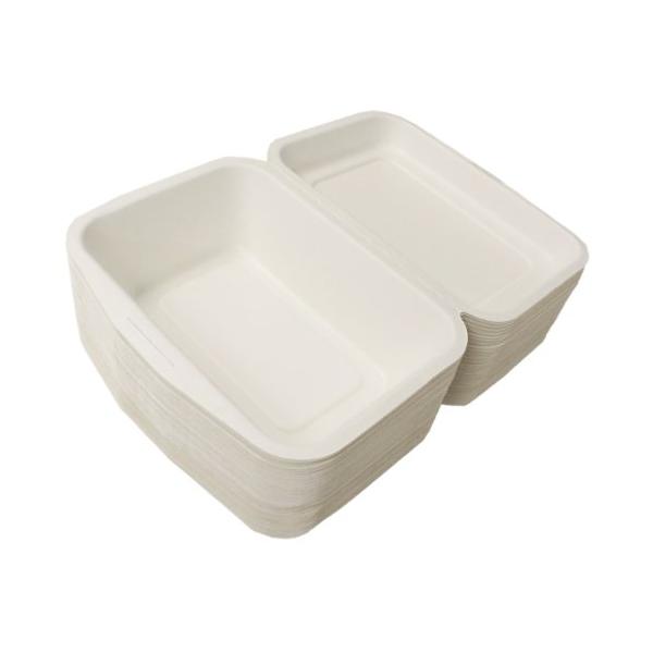 ホワイト/大 容量600ml/4976187896476・Size:大 容量600ml・パッケージ個数:1・本体サイズ:約13.5×18.5×8cm1パックあたり・本体重量:約20.5g1パックあたり・素材・材質:さとうきび繊維配合紙・原産...