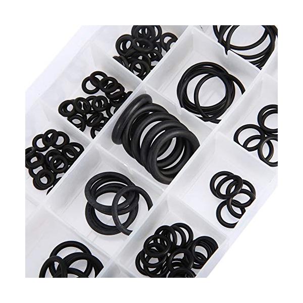 -/-/6002・パッケージ個数:1・全18サイズのゴムリング225個セット・規格3ｘ1mm（20PCS）、4ｘ1mm（20PCS）、4.5ｘ2mm（20PCS）、5ｘ2mm（20PCS）、6ｘ2mm（20PCS）、6ｘ2.5mm（20PC...