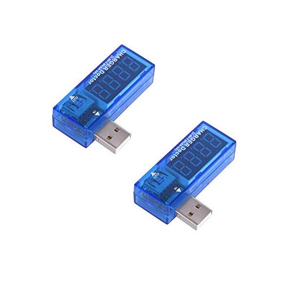 コンパクトブルー/-/-・パッケージ個数:2・コンパクトで持ち運びが簡単、追加の電源、プラグアンドプレイなし。・USBポートの出力電圧とデバイスの動作電流または負荷電圧を簡単に測定できます。・電圧計測範囲：3.5V-7V。・電流計測範囲：0...