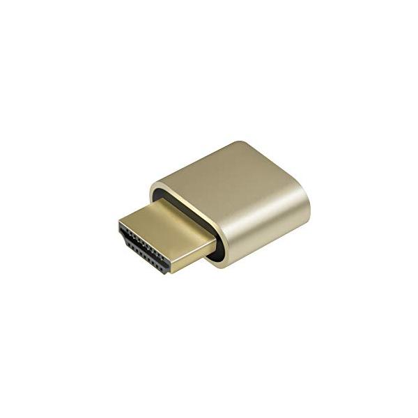 1個HDMI Display Emulator/-/C010・Color:1個HDMI Display Emulator・パッケージ個数:1・コネクターはHDMI（オス）のみのシンプルなアダプターで、最大解像度は4096 x 2160ドット...