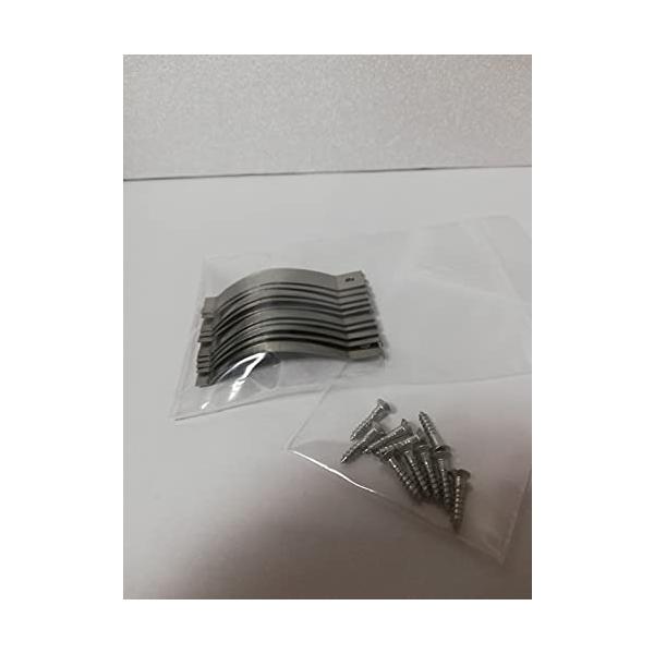 カジュアルgrey/-/-・パッケージ個数:10・入り数：10個（取付用ビス10本付き）・サイズ：10mm×52mm・上部鴨居内に取り付ける事で、引戸の跳ね返りを防止します。バネの伸びに合わせた位置に取り付けしてください。・幼児の指つめ防止...