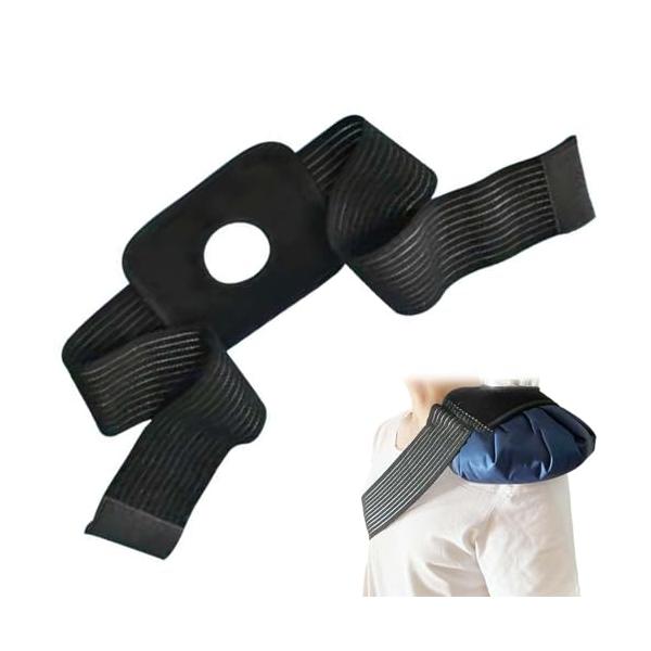 ブラック/-/bdbd・?商品仕様サイズ：約8.5×104cm、カラー：ブラック、数量：1本入り（この製品にはアイスパックは含まれません）。・?高品質な素材高品質のナイロンと天然ゴムを使用したこのアイスパック固定用ストラップは、軽量で通気性...