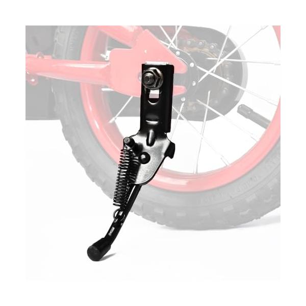 -/12インチ/-・Size:12インチ・対応サイズ12インチ、14インチ、16インチ、18インチ4つのサイズの自転車に対応できます。自転車サイドスタンドは炭素鋼素材を使用し、高品質で強度も期待できます。・取り付け簡単後車軸のナットを緩め、...