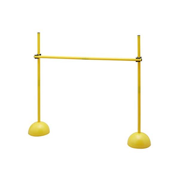イエロー/ポール/100cm50cm×2本のジョイント式×3本 　ベース/直径20cm×2個/-・2本のポールをベースに立て、クリップで1本はバーとして横に置いて下さい。 クリップの位置を調節することでバーの高さは変えることができます・クリ...