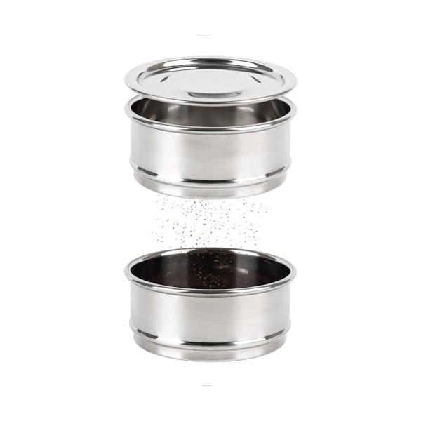 -/-/coffee calibration sieve・サイズ底の直径:9.8cm 高さ:7.6cｍ　重さ:241g 20メッシュ・素材高品質な304ステンレス製で防錆、頑丈で耐久性があります。また、清掃しやすいです。・細かいメッシュ細か...