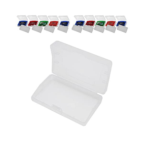 クリア 箱 小物 入れ ゲームボーイアドバンス ニンテンドーDS 透明 パーツ アクセサリー/20個/-・Size:20個・パッケージ個数:1・GBAのソフト収納ケース：ゲームボーイアドバンスのソフトやニンテンドーDSのカートリッジを保管で...