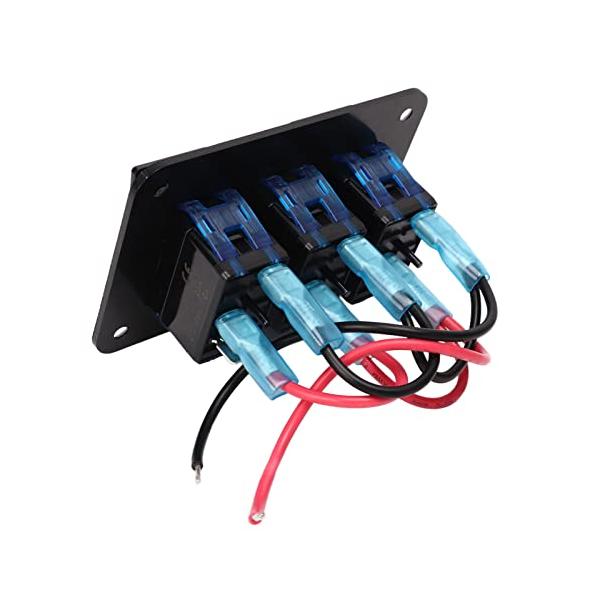 -/-/TOPINCN3ku18yozri・汎用性12V 24V ロッカー スイッチ パネルは、多くのボート、車、RV、バイク、バス、トレーラー、UTV などに使用できます。・アルミニウム合金素材トグル スイッチ パネルは、プラスチック ス...