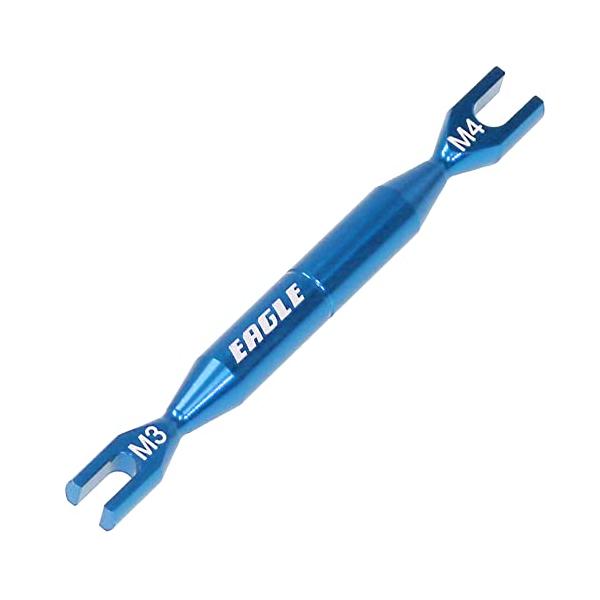 LBL/-/-・Color:LBL・これ1つで3ｍｍと4mmの2サイズのターンバックルに対応。注意：このサイズはターンバックル中央の金属幅を示します。 重量:5.7g 長さ:75mm