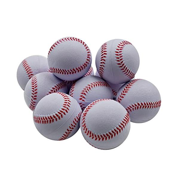 10個セット/-/-・Color:10個セット・・手で柔らかく握ることができる柔らか素材の野球ボールです。直径約7cm。お子様と遊ぶのにもちょうどよいサイズのボールです。・・屋外での使用はもちろん、室内での使用も可能。柔らかいので、お子様に...